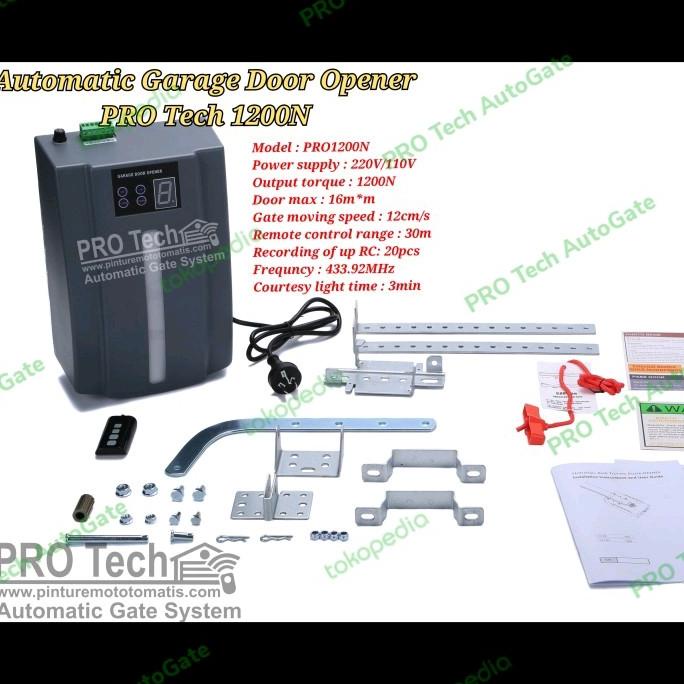 Jual Automatic Garage Door PRO Tech Mesin Pintu Garasi Rumah Otomatis ...