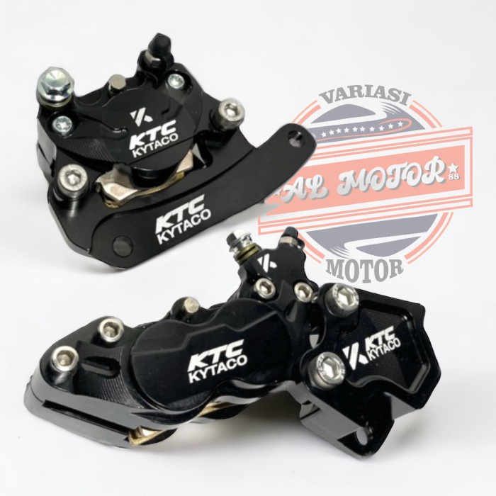 Jual Kaliper Ktc 4 Piston Nmax Depan Crm + Kaliper Belakang 2 Piston Nmax Kode Br08 | Shopee ...