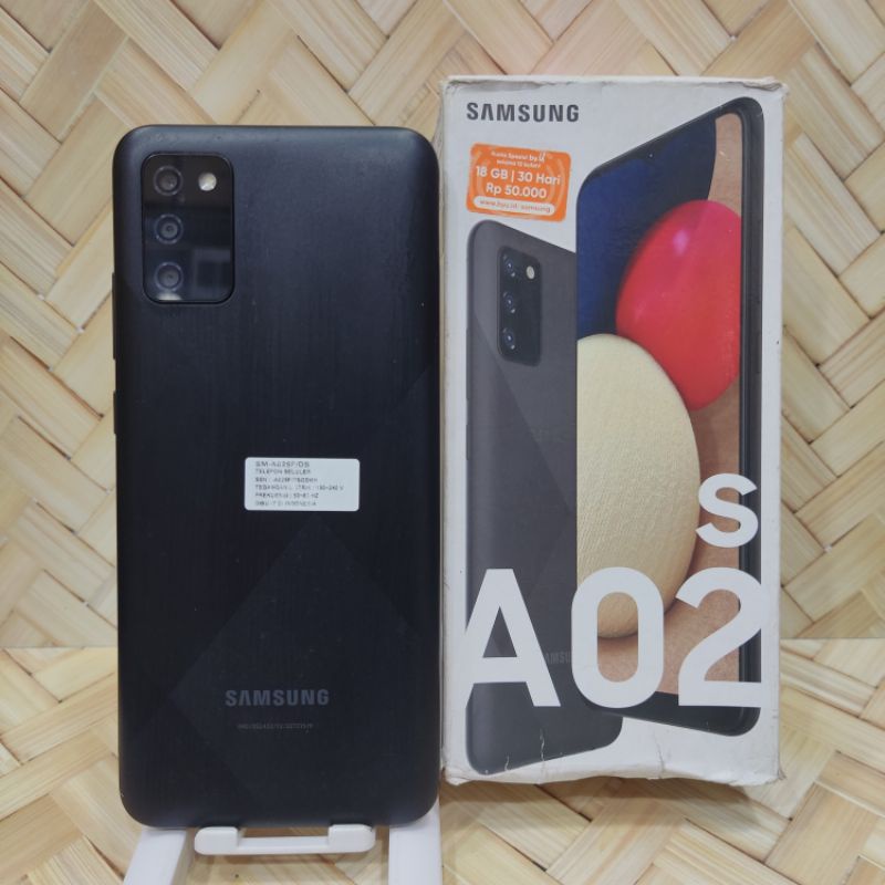 Jual Samsung A02S 4/64Gb Handphone Second Seken Bekas Fullset Batangan ...