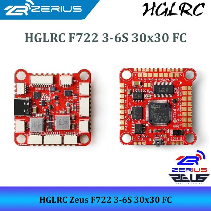 Jual Harga Spesial! Hglrc Zeus F722 3-6S Fc 30X30 Flight Controller ...