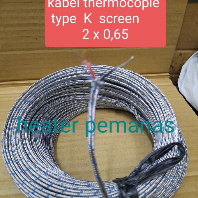 Jual ] kabel thermocouple/thermocouple wire type k screen | Shopee ...