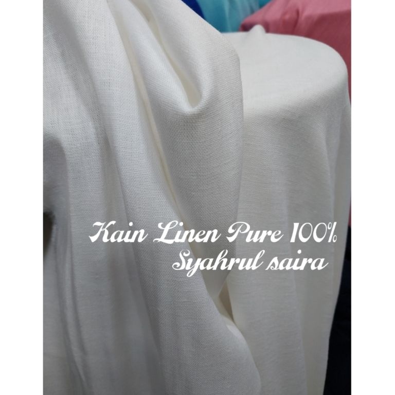Jual Pasti Puas Kain Linen Pure 100% / Katun Linen Pure Serat Linen New ...