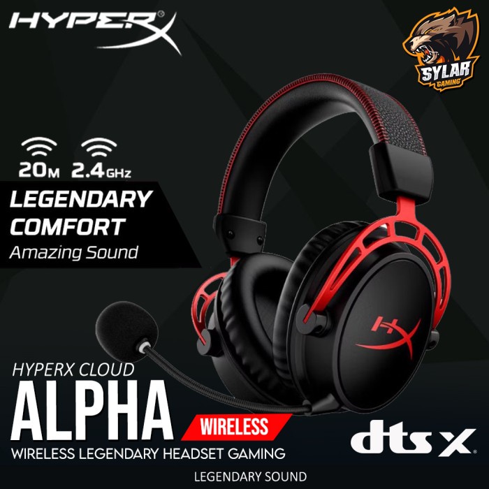 Jual Hyperx Cloud Alpha Wireless Gaming Headset With Dtsx Spatial Audio | Shopee Indonesia