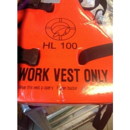 Jual Pelampung Work Vest / Life Jacket Dolphin / Seahorse | Shopee ...