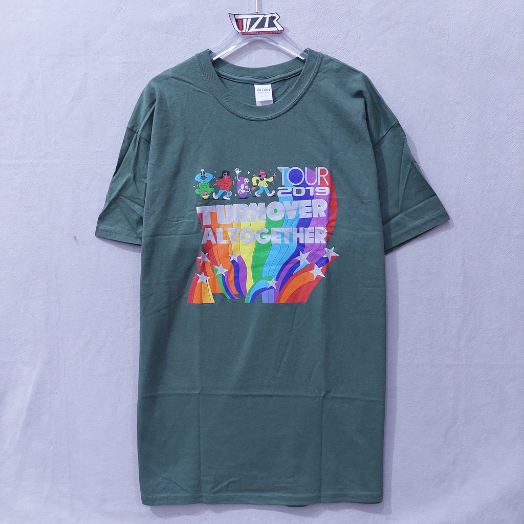 Jual T Shirt Band Official TURNOVER - ALTOGETHER TOUR Original | Shopee ...
