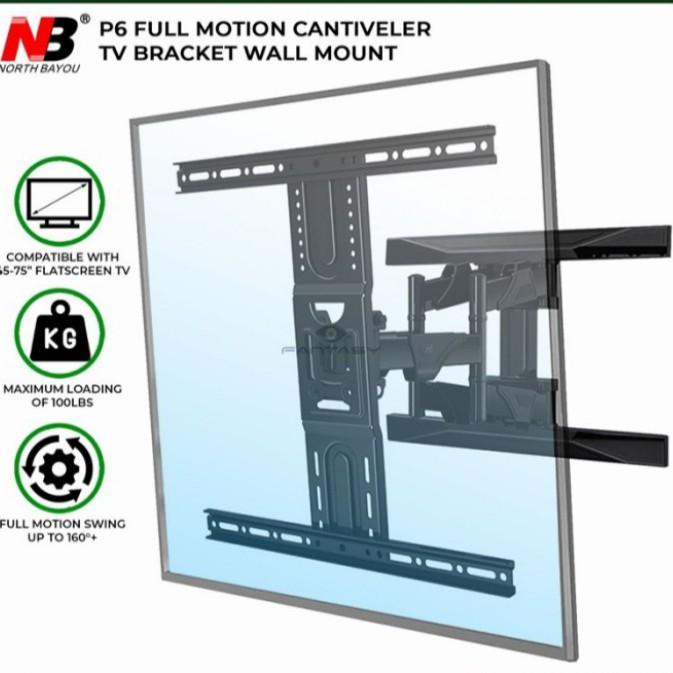 Jual Braket Bracket Tv Lcd Led North Bayou Nb P6 Nbp6 40-75 Inch ...