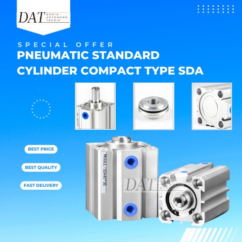 Jual SDA 20 x 100 Pneumatic Cylinder Compact Type SDA 20X100 | Shopee ...