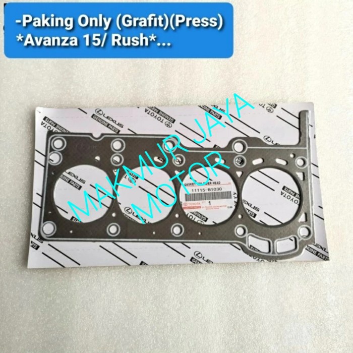 Jual Packing Paking Only Head Gasket Head Avanza 1.5 Rush Terios ...