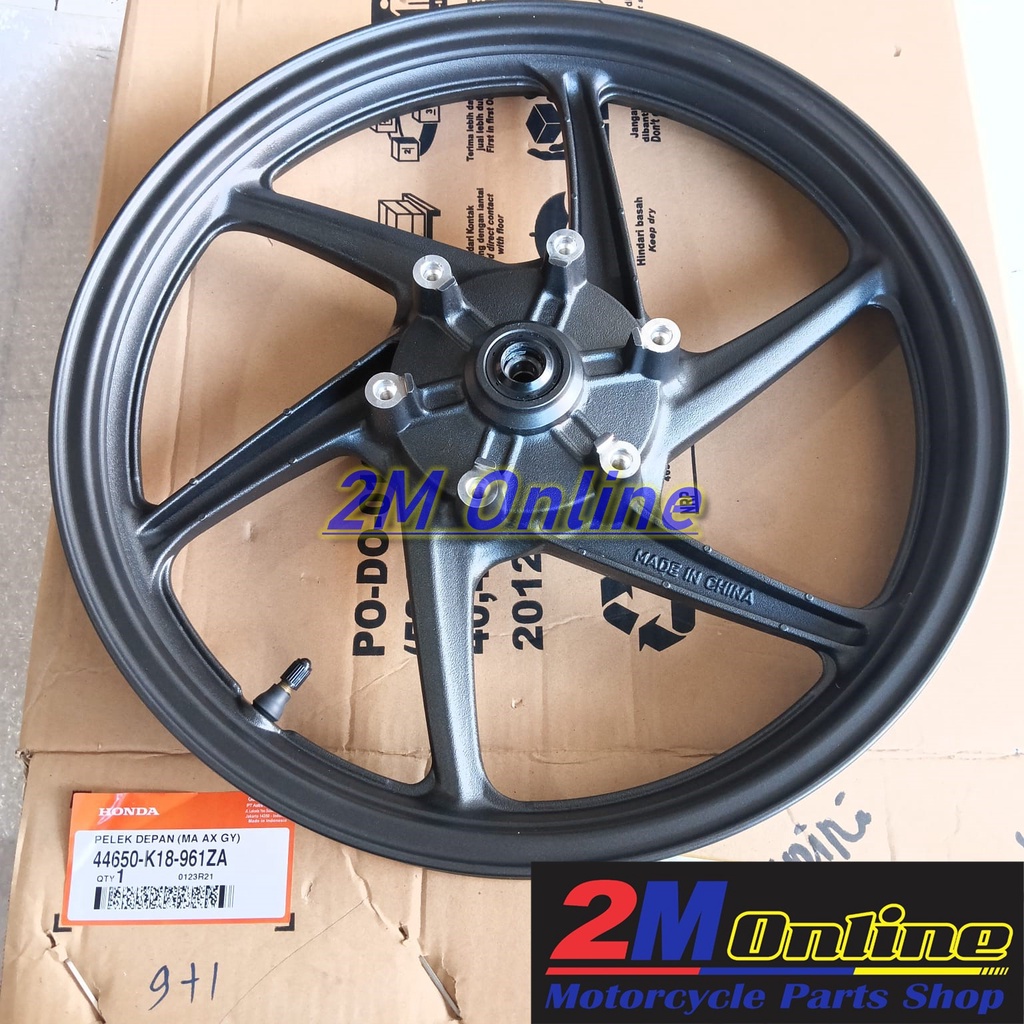 Jual 44650K18961ZA Velg CW CB150 Verza Depan Hitam Ori AHM | Shopee ...
