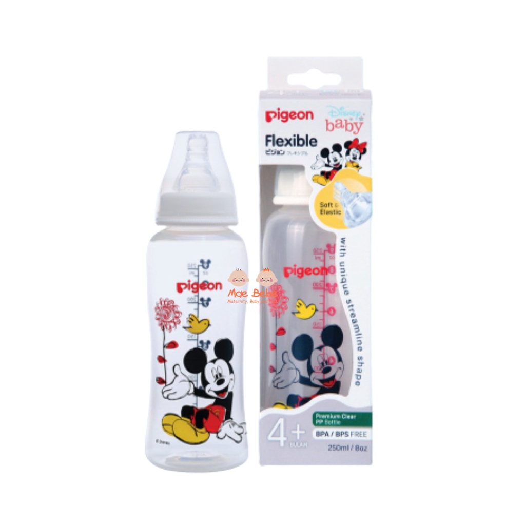 Jual VIRAL!. Pigeon Botol Susu Flexible Peristaltic Premium Crystal Clear PP Streamline Bottle ...