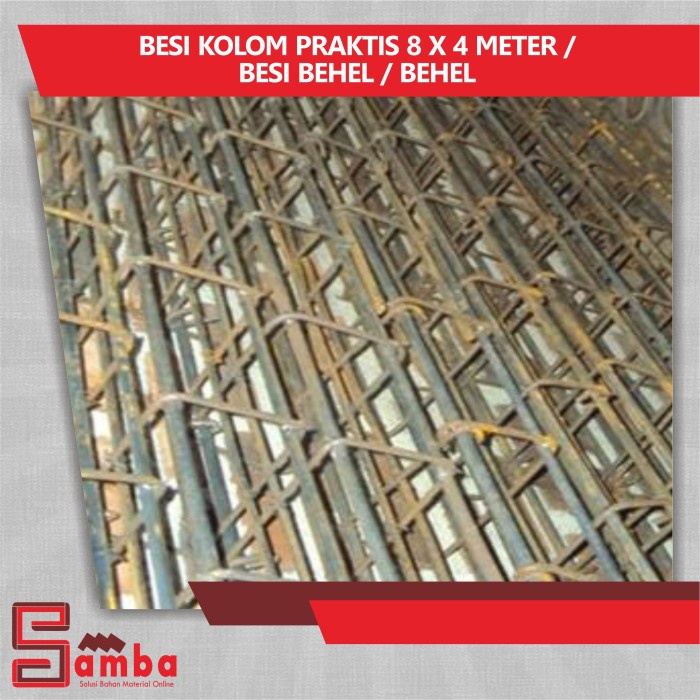 Jual BESI KOLOM PRAKTIS 8 X 4 METER / BESI BEHEL / BEHEL | Shopee Indonesia