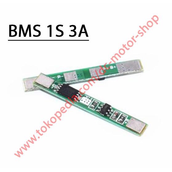 Jual Modul BMS Battery Management System 1S 2A 3A Li-Ion 18650 Battery ...