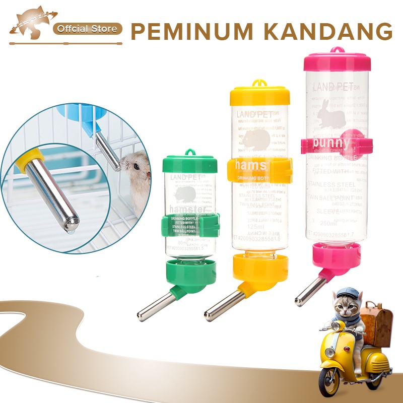 Jual Botol Tempat Minum Hamster Hewan Hamster Kelinci Minum Otomatis ...