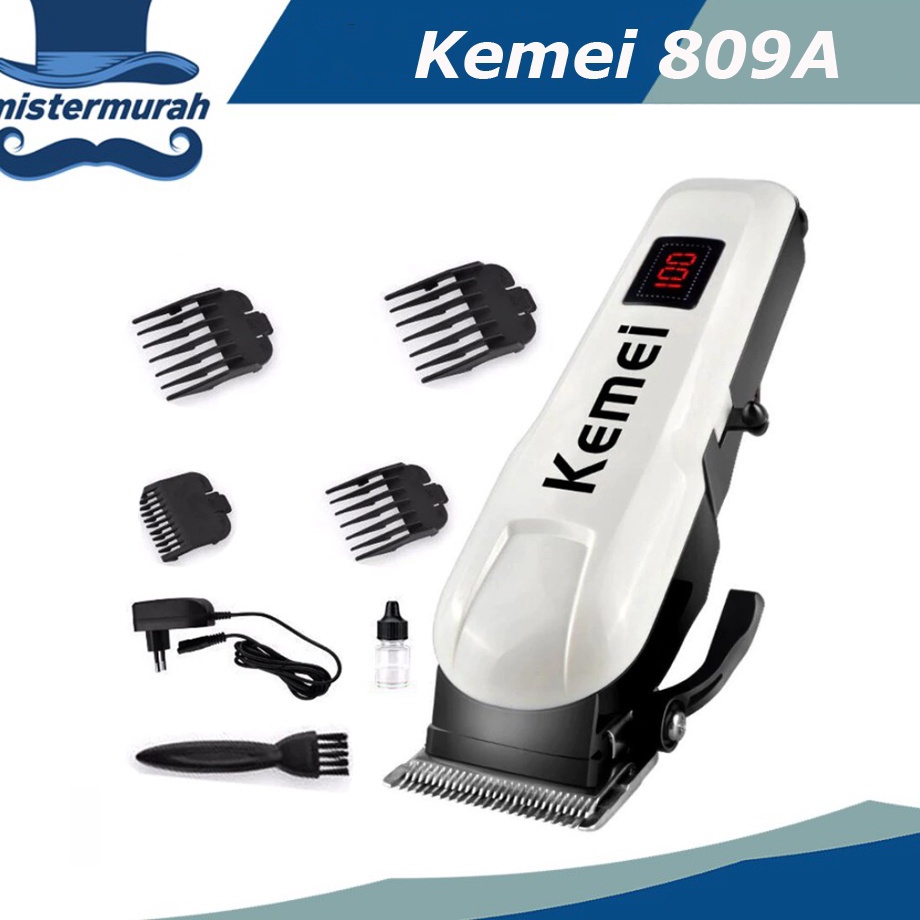 Jual Harga Kompetitif Original KEMEI 809A Alat Cukur Rambut Kemei KM 809A Mesin Cukur Cordless ...