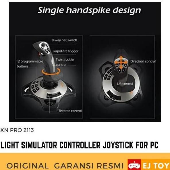 Jual Ej Toys Pxn 2113 Flight Controller Professional Joystick Simulator ...