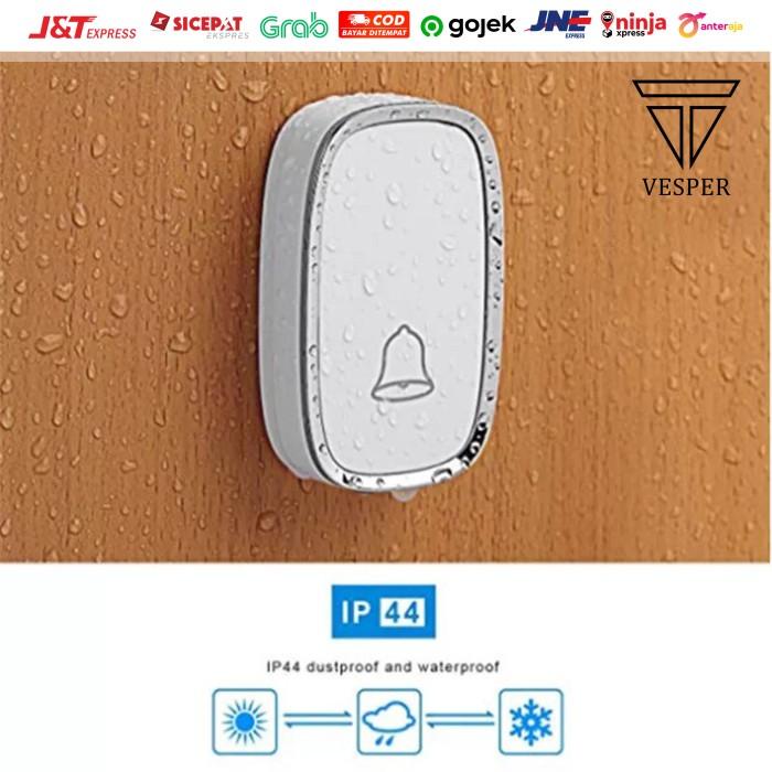 Jual Door Bell Wireless / Bel Rumah Wireless Waterproof 1 Receiver ...