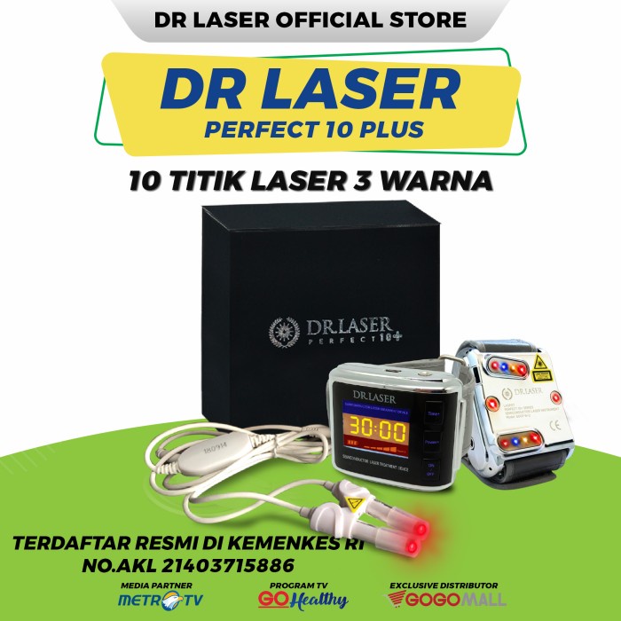 Jual Dr Laser Perfect 10 Plus Terapi Laser Melancarkan Sirkulasi Darah | Shopee Indonesia