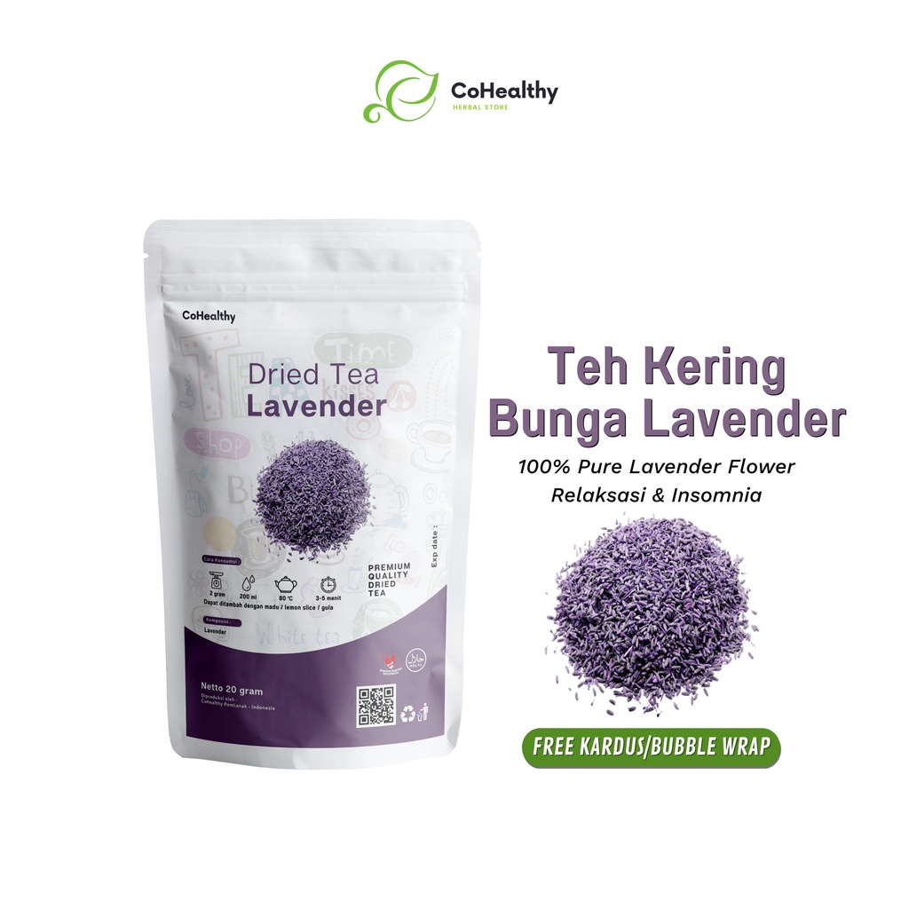 Jual Bunga Lavender Kering / Teh Lavender / Lavender Tea / Teh Insomnia ...
