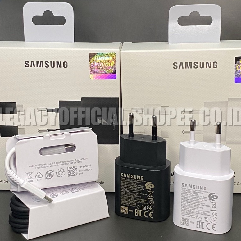 Jual NEW STOCK!. Charger SAMSUNG 25 Watt Original 100% Fast Charging ...