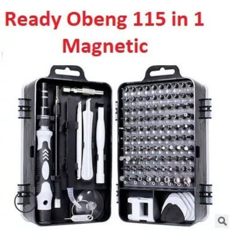 Jual Tokorara.id 115in1 Full set Obeng Service Komputer Laptop Hp Service | Shopee Indonesia