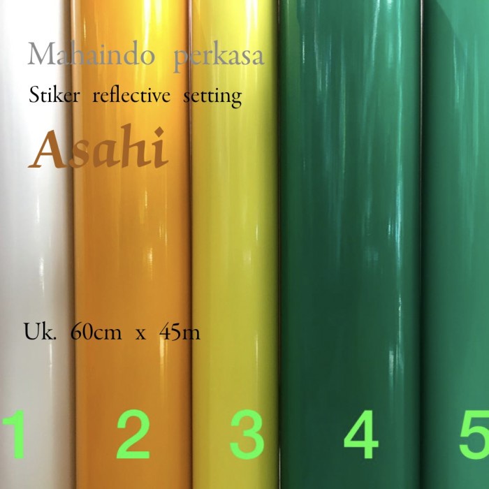 Jual Stiker Reflective Sheeting Asahi 1 Roll (45 meter) | Shopee Indonesia