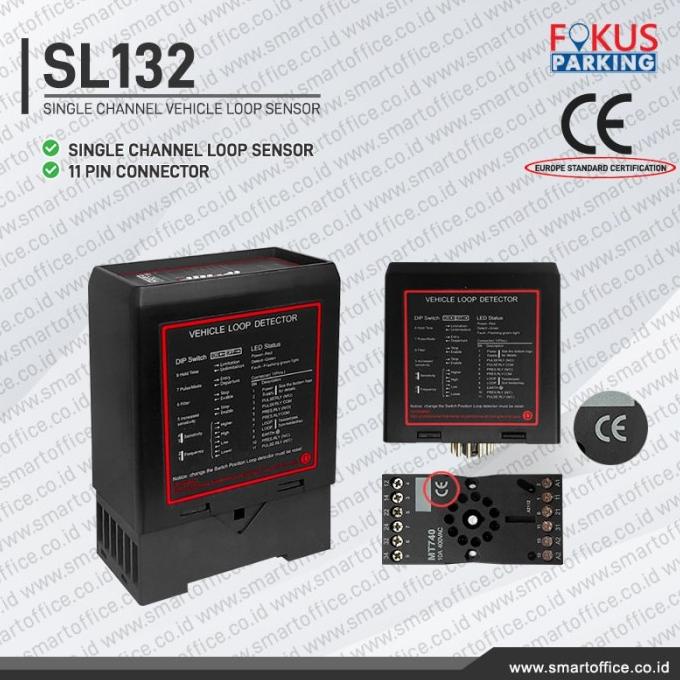 Jual Single Loop Detector VLD Hitam 1Ch Loop Sensor Metal Cardteck ...