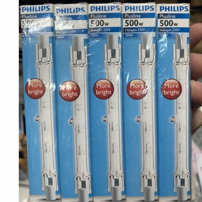 Jual Produk Terbaik] Philips Plusline Halogen Stick 500W 500 Watt 220V ...