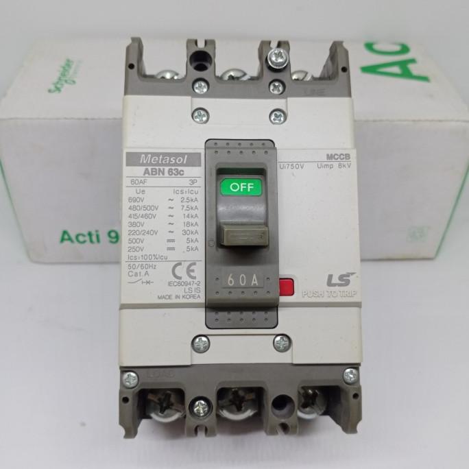 Jual Mccb Ls Metasol Abn 63C 60Af 60A Original | Shopee Indonesia