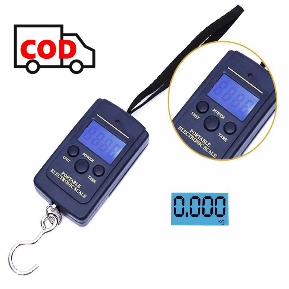 Jual Timbangan Gantung Digital 40Kg Akurasi 10g Koper Layar LCD Kuat ...