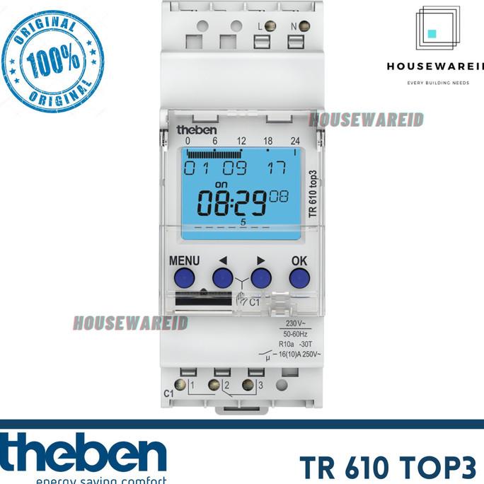 Jual Timer Digital Automatic Switch Panel Theben TR 610 top3 top 3 ...