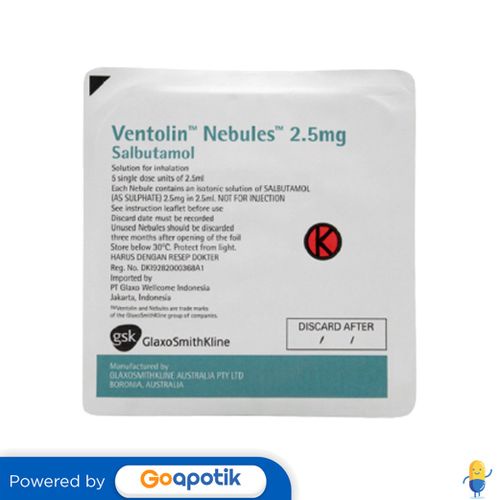 Jual VENTOLIN NEBULES PACK 5 NEBULES | Shopee Indonesia