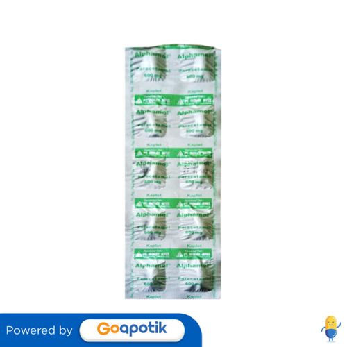 Jual ALPHAMOL 600 MG STRIP 10 KAPLET | Shopee Indonesia