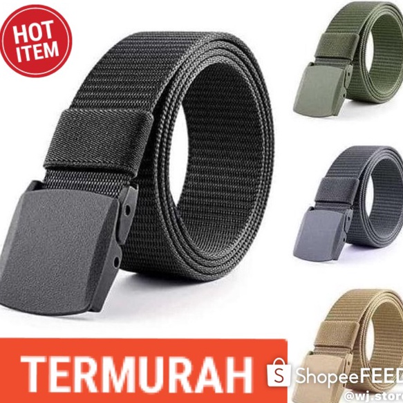 Jual Super Promo Gesper Ikat Pinggang Tactical Army Anti Xray Metal Detector Harga Terjangkau ...