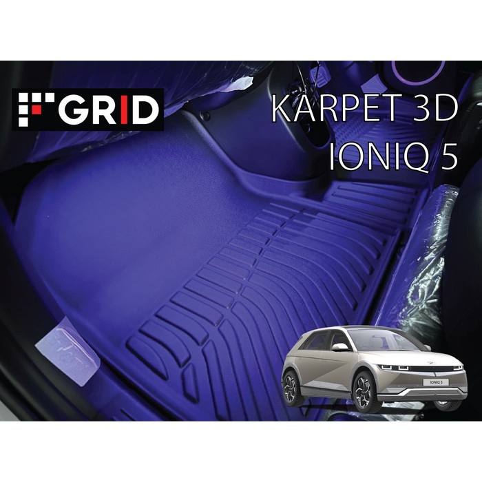 Jual Gridmats 3D 4D 7D Karpet Hyundai Ioniq 5 Full Set + Bagasi GRID ...