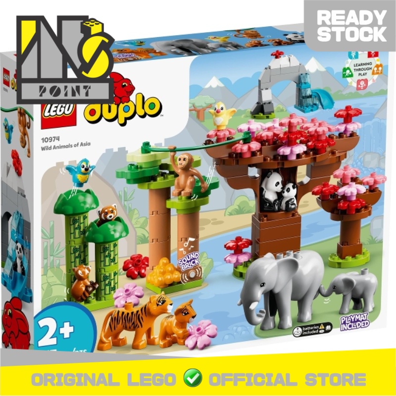 Jual LEGO 10974 - Duplo - Wild Animals Of Asia | Shopee Indonesia