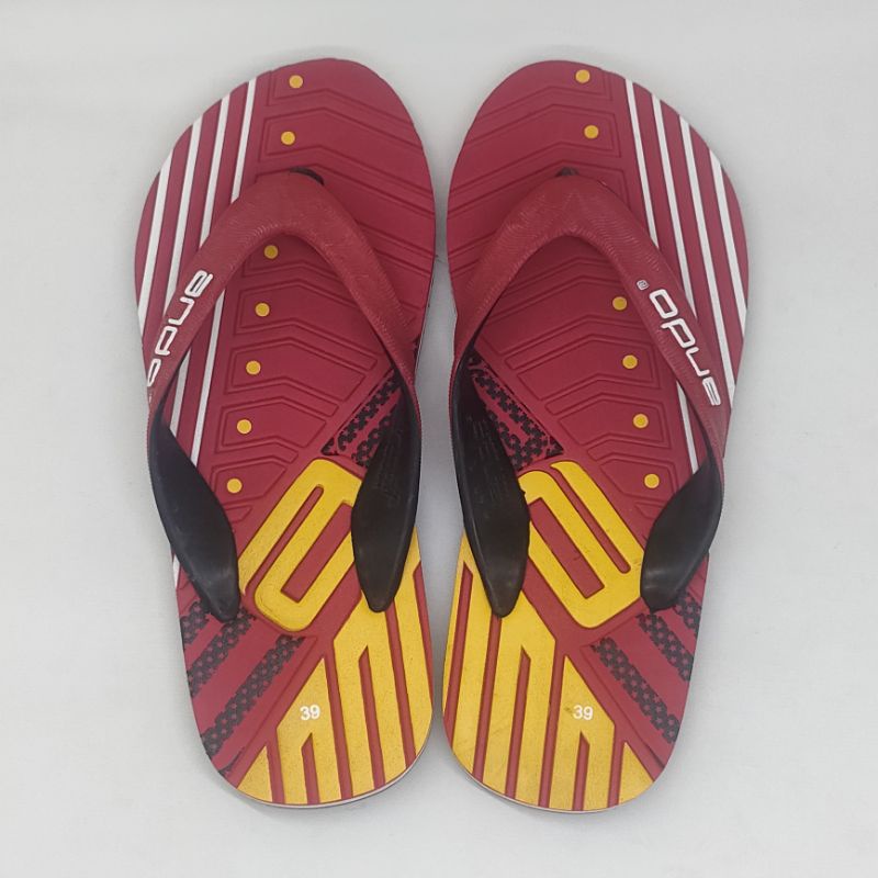 Jual sandal ando jepit pria dewasa Typhoon merah/hitam 38-42 original ...