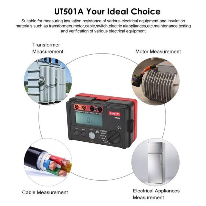 Jual Insulation Resistance Meter Alat Uji Megger Megohmmeter Tahanan ...