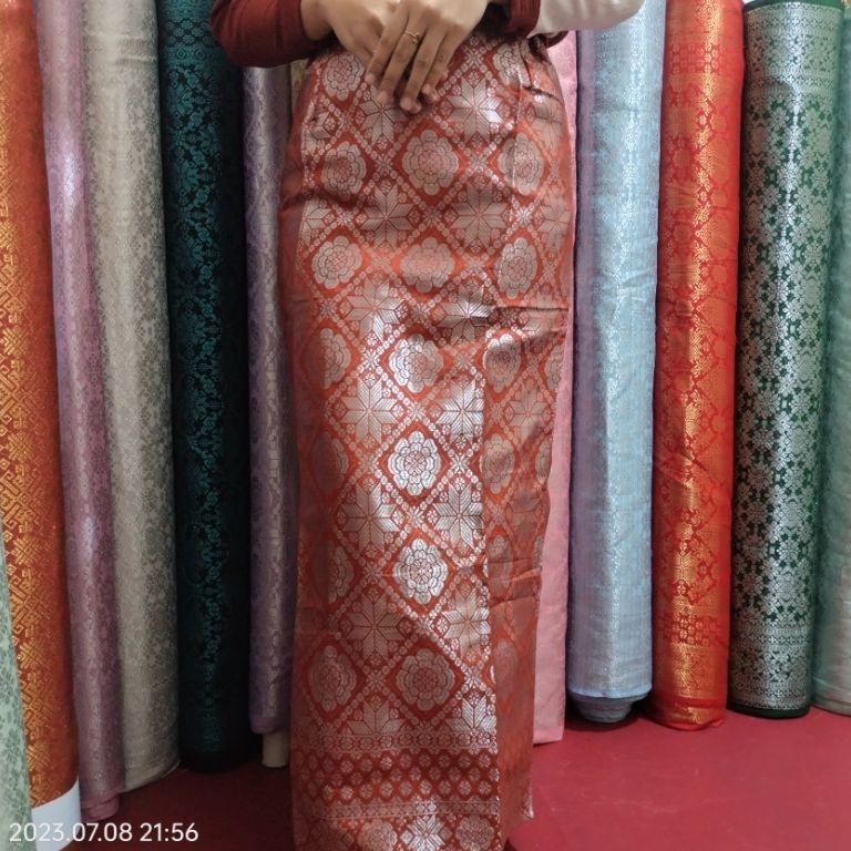Jual DZD9D kain songket/rok lilit songket/songket melayu 51 | Shopee ...