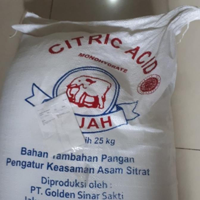 Jual New Sitrun Cap Gajah/Citrad Acid Kemasan 1Kg | Shopee Indonesia