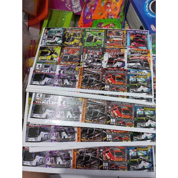Jual MAINAN VIRAL || STIKER BUS || PERLEMBAR | Shopee Indonesia