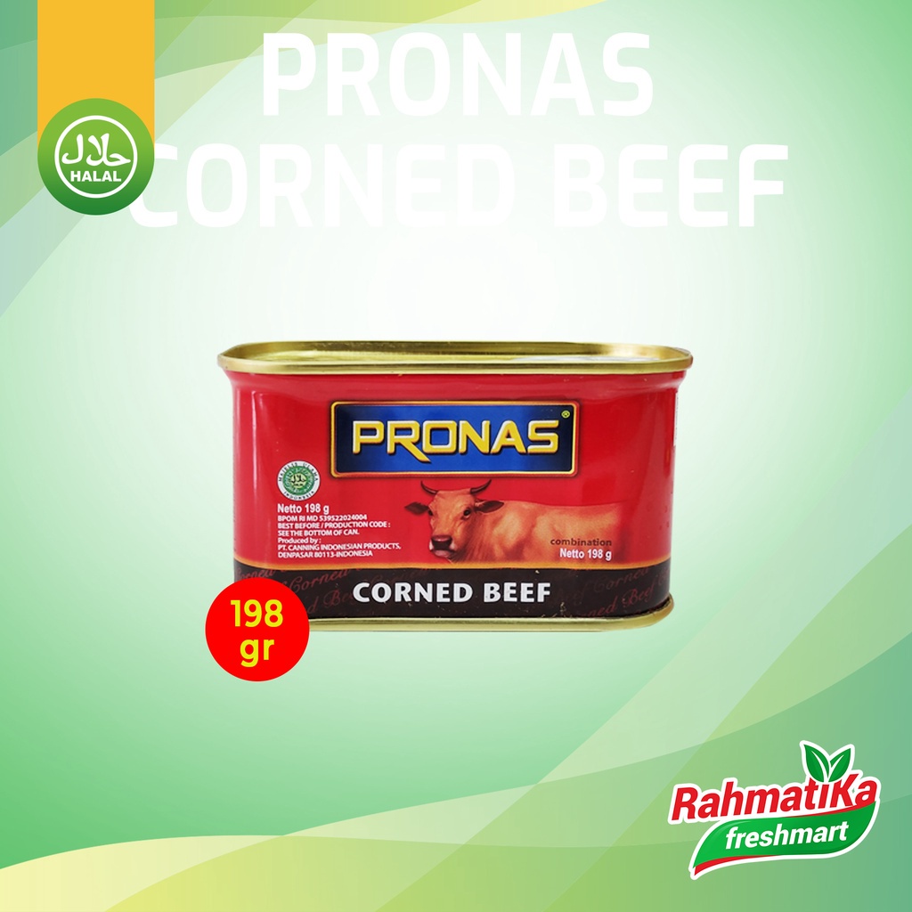 Jual Pronas Corned Beef / Kornet Daging Sapi 198 gram | Shopee Indonesia
