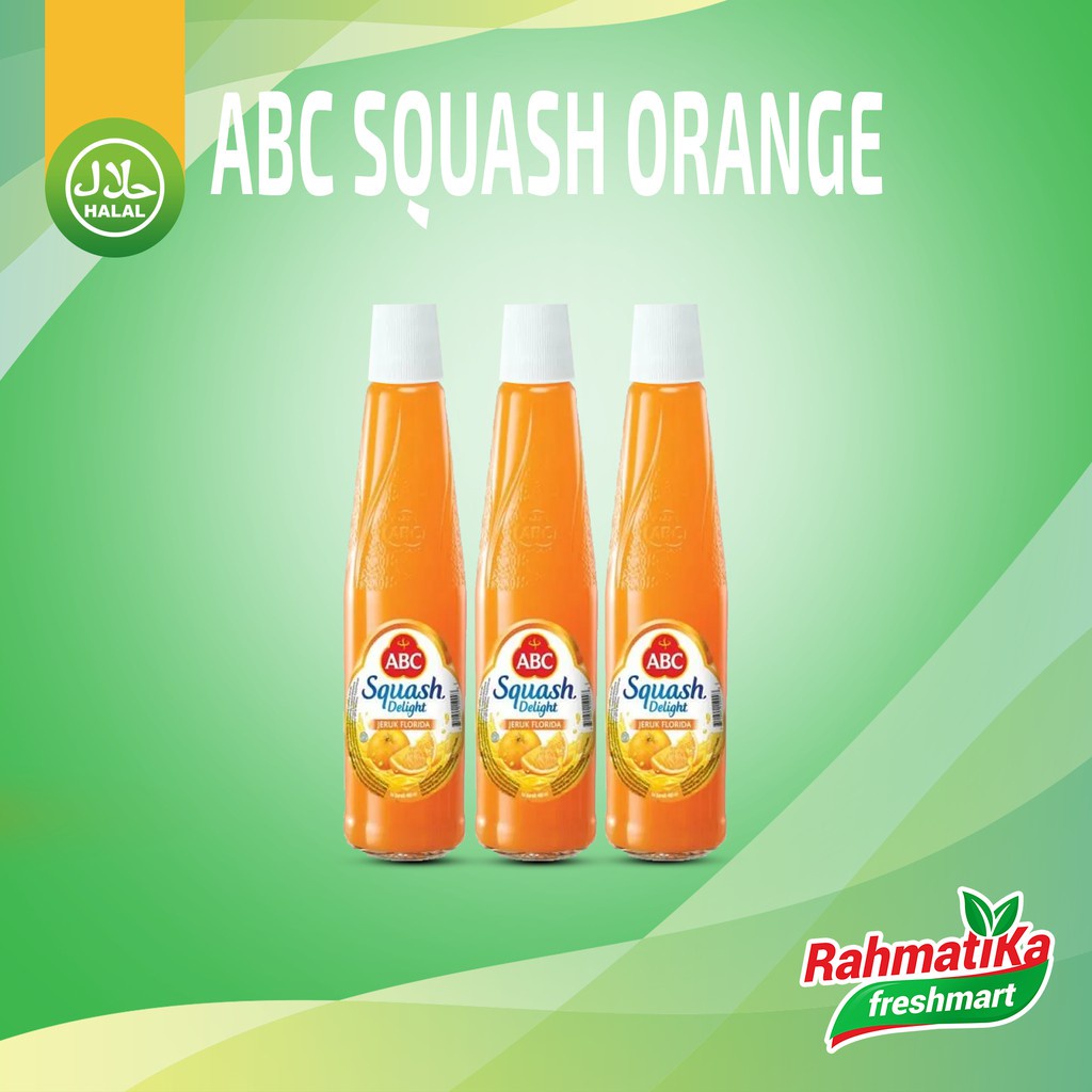 Jual Sirup ABC Squash Delight Rasa Jeruk Florida / Syrup Rasa Jeruk 460 ...