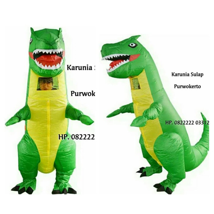 Jual New Kostum Dinosaurus Jumbo Naga Pesta Badut Ultah Cosplay Baju ...