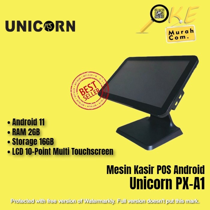Jual Mesin Kasir POS Android Unicorn PX-A1 / PXA1 / PX-A2 / PXA2 RAM 2/16 GB Touchscreen ...