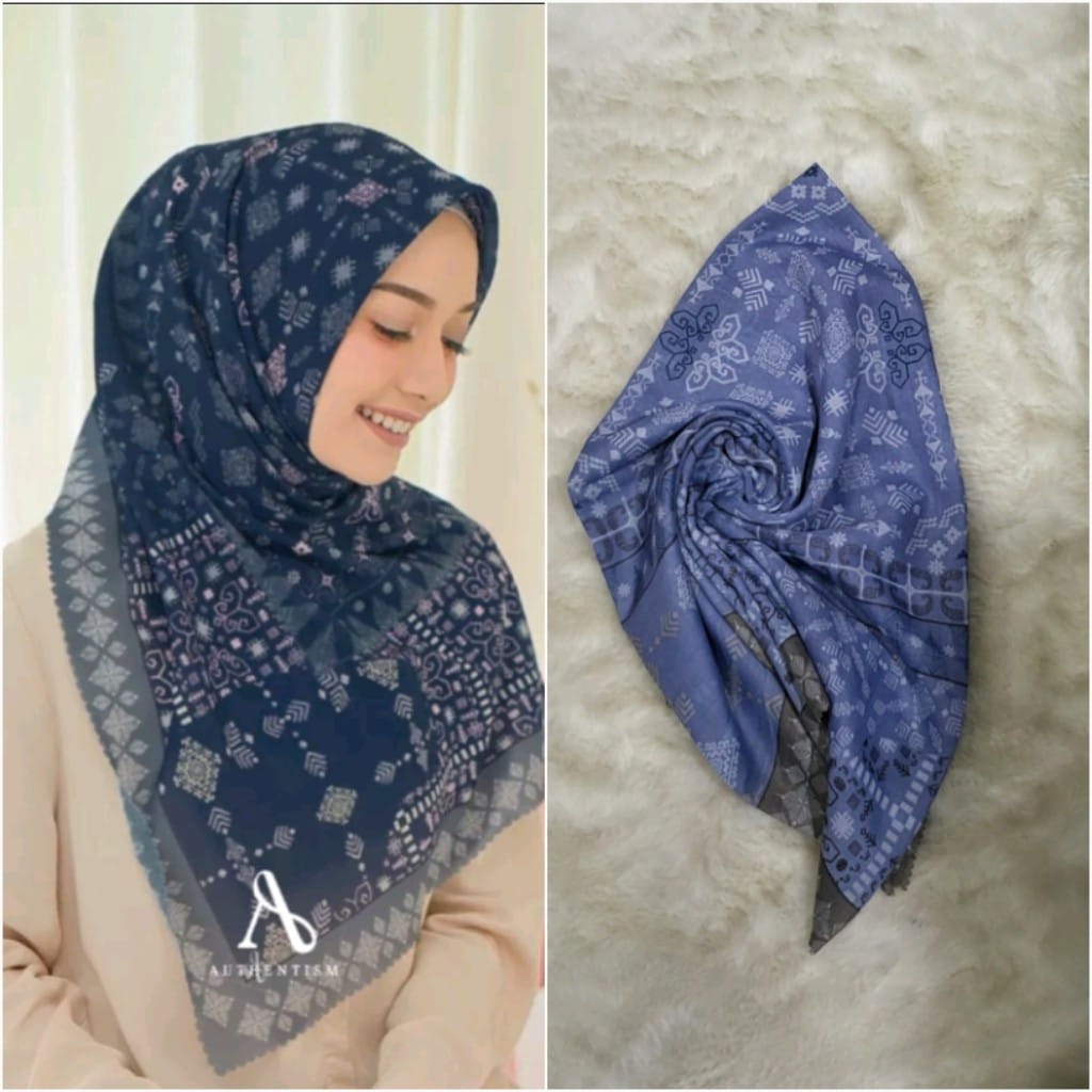 Jual Voal Motif Premium / Hijab Segi Empat Voal Motif Premium Lasercut / Jilbab Voal Motif ...