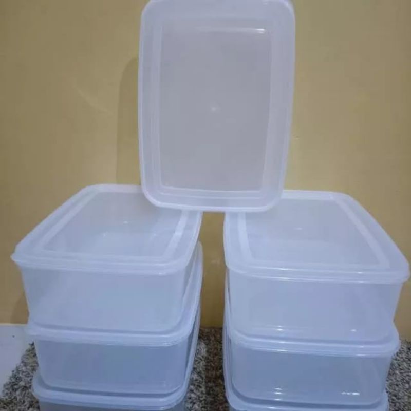 Jual (agenperabot)sealware/Toples donat kotak segi 3500 ml bening (6 pcs/toples) | Shopee Indonesia