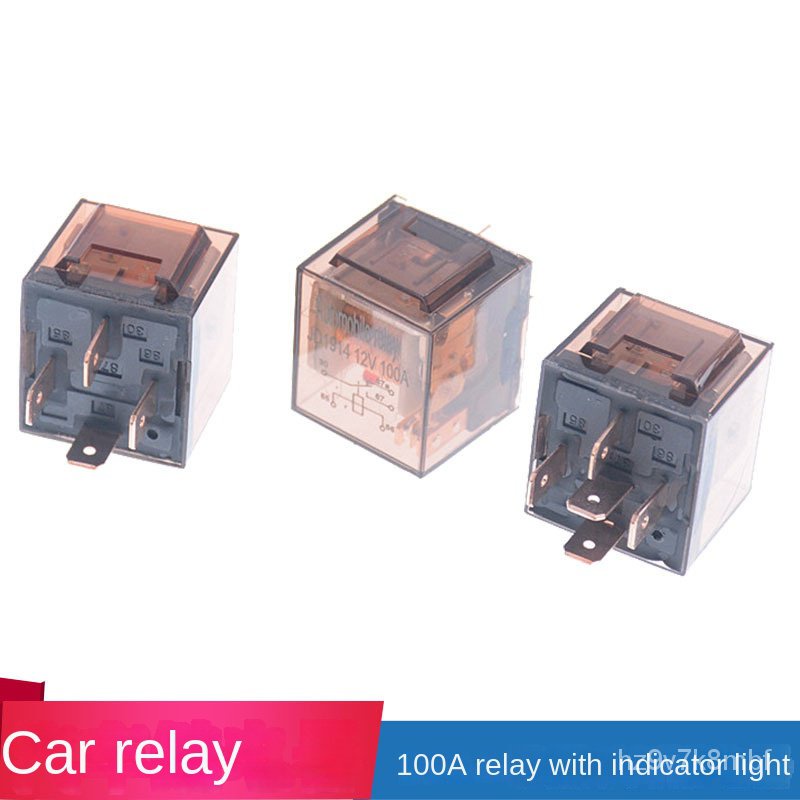Jual &1 piece12V/24V 100A 4-pin 5-pin automotive relay with indicator ...