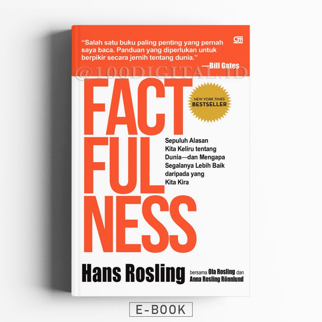 Jual (ID942) Factfulness : 10 alasan kita keliru tentang dunia - dan ...