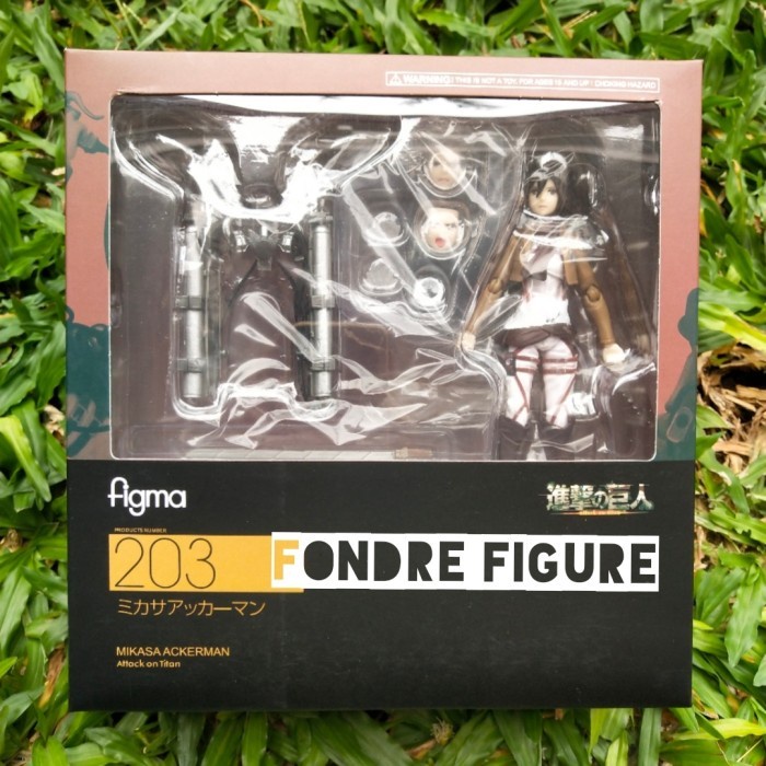 Jual PROMO!!! FIGMA 203 MIKASA ACKERMAN ATTACK ON TITAN AOT ACTION ...