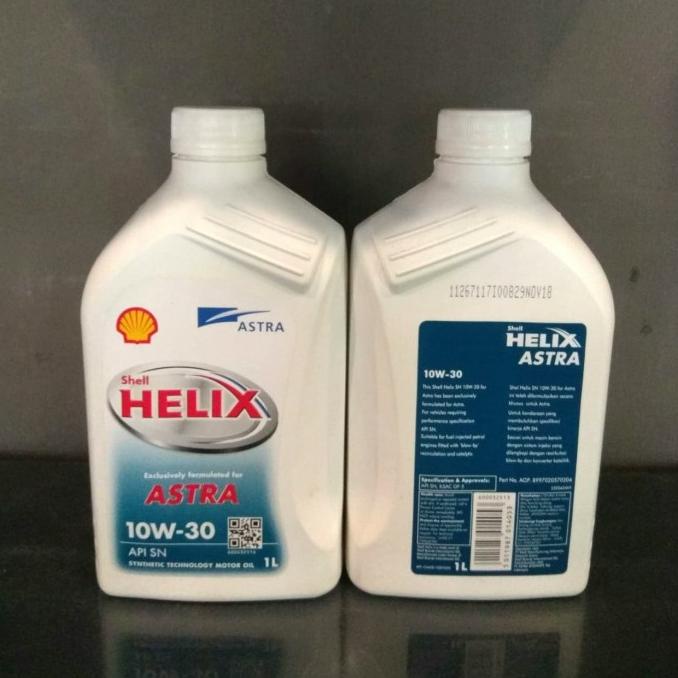 Jual Oli Shell Helix Astra SAE 10W-30 1Liter | Shopee Indonesia